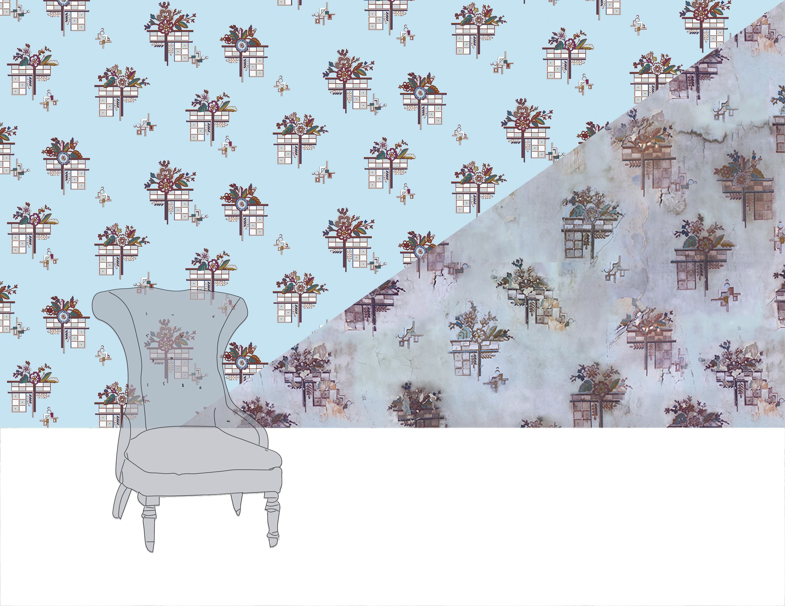 revival wallpaper - Laura Bigger