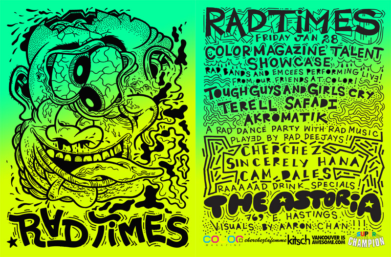 RAD TIMES FLYER!! - wackytupaky