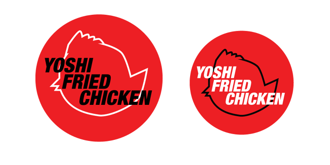 Yoshi Fried Chicken - Logo Design - hamburgerandfries