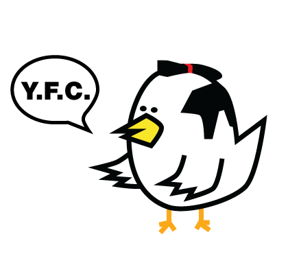 Yoshi Fried Chicken - Logo Design - hamburgerandfries