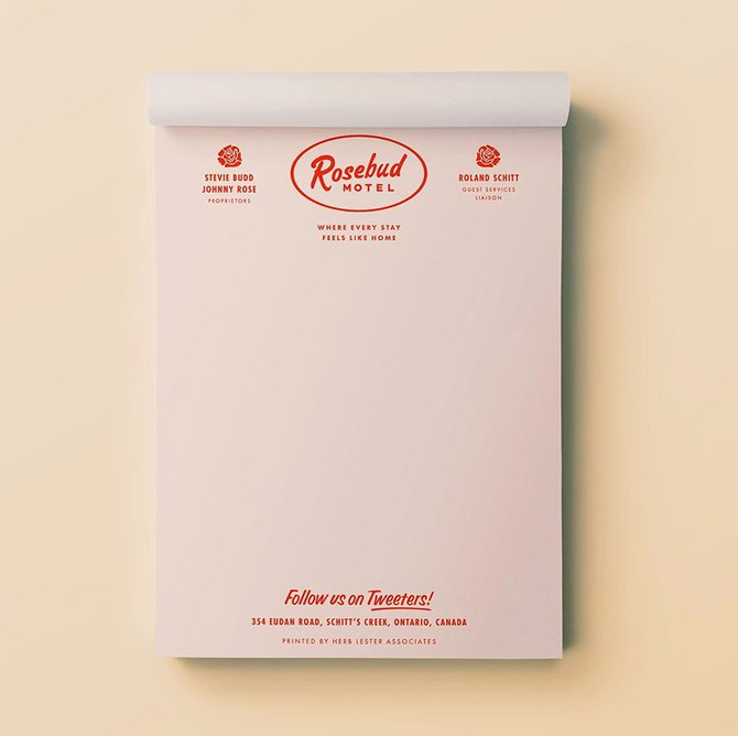 Fictional Hotel Notepads - Palindrome