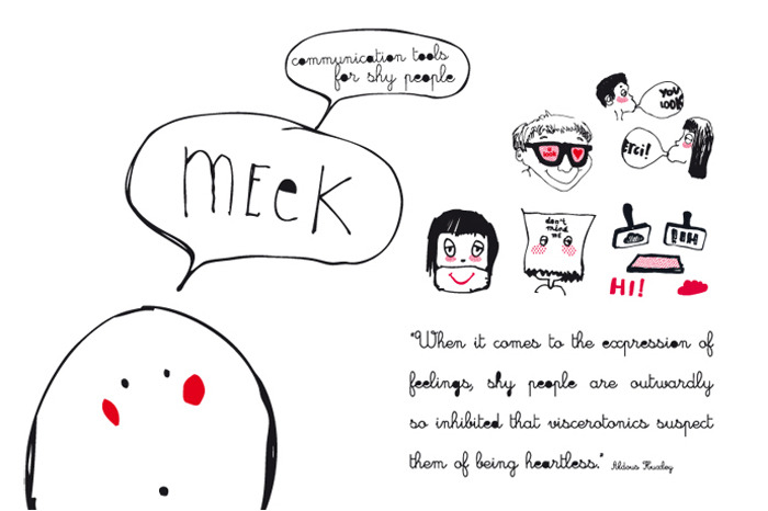 Meek, communication tools for shy people - whatfandoes