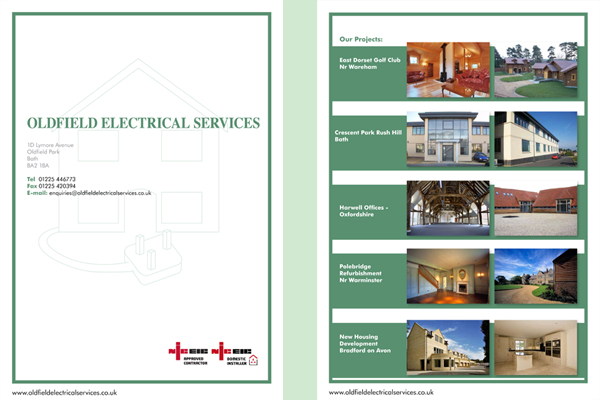 Oldfield Electrical Company Profile - designjessica - Freelance Graphic ...