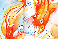 beauty of falling and drowning - ShadowChen Illustration & Design