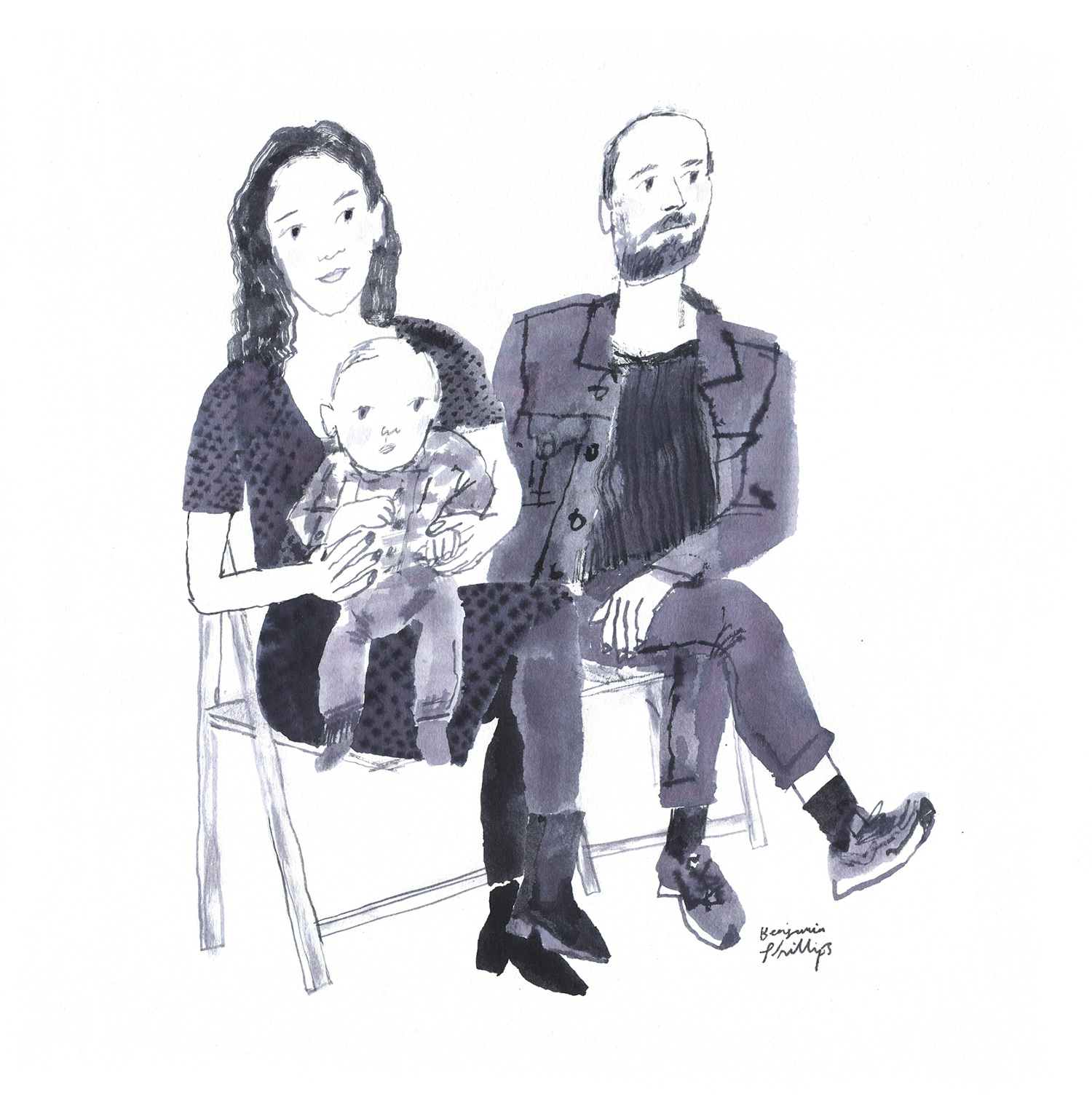 Live Portraits - Benjamin Phillips Artist & Illustrator