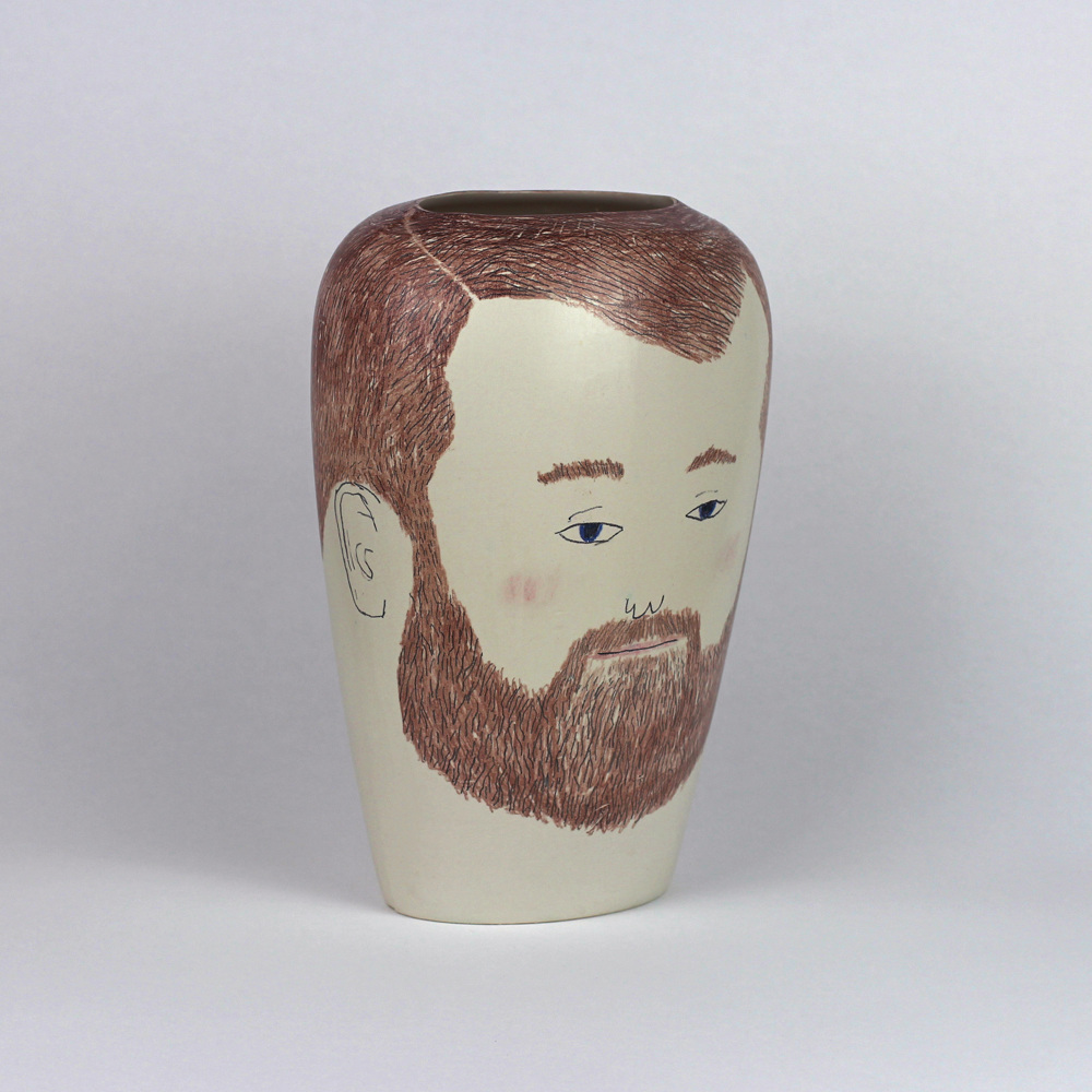 Portrait Vases - Benjamin Phillips Artist & Illustrator