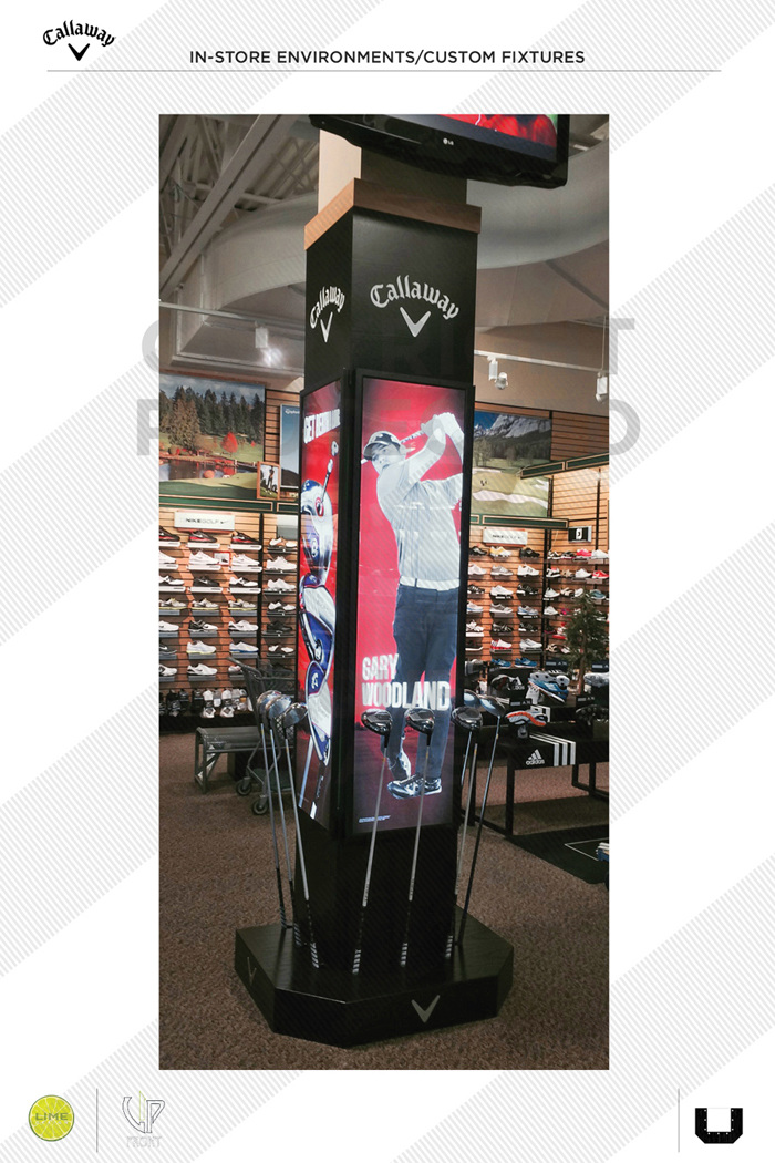 Callaway Feature DIsplay - Lime Design