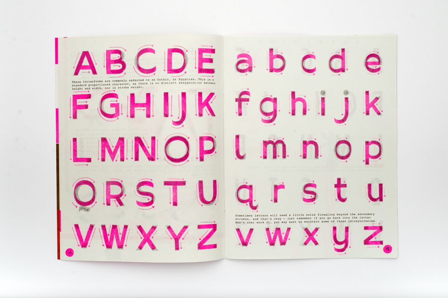 Lettering Booklet - Bill Rebholz