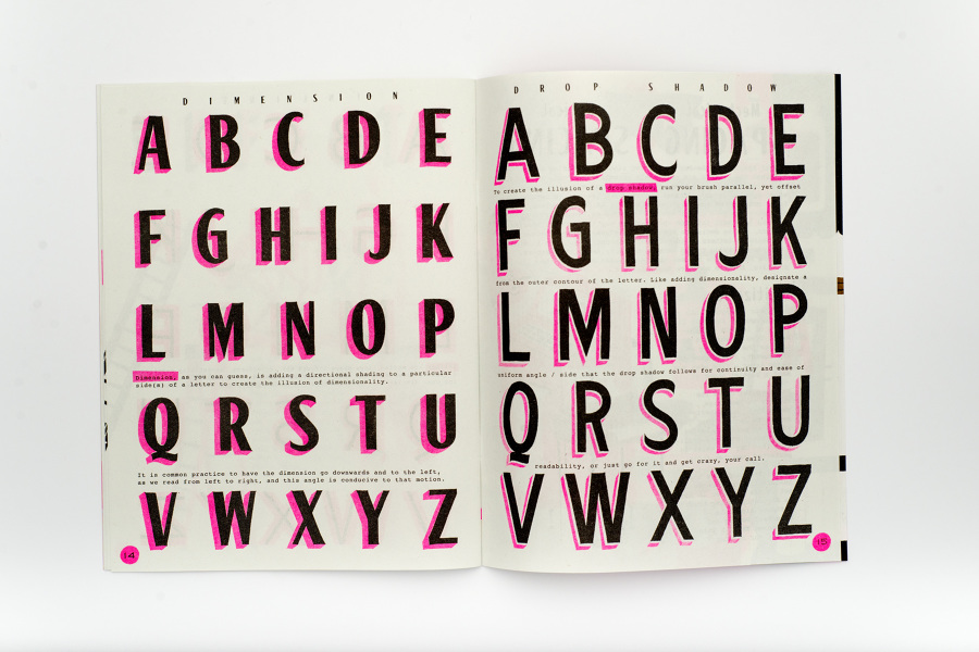 Lettering Booklet - Bill Rebholz