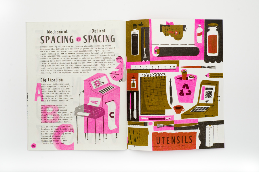 Lettering Booklet - Bill Rebholz
