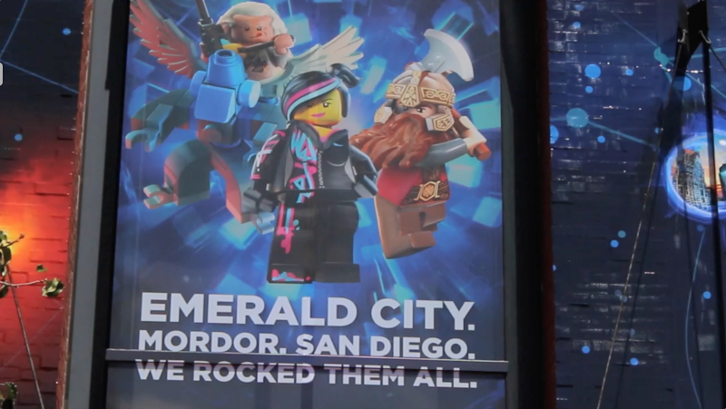 The Lego Movie Standee