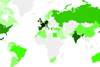 Mapas modernos. Ciudades, estados, países y regiones en Modern ...