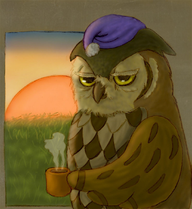 Owl Doesn't Give a Hoot - Jolene Judziewicz Portfolio