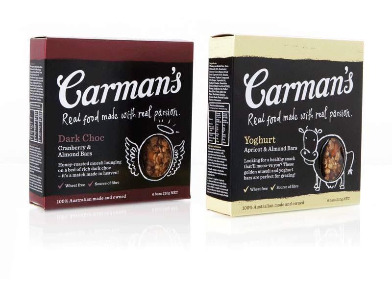 Carman's Fine Foods - Justine O'Brien - Graphic Design