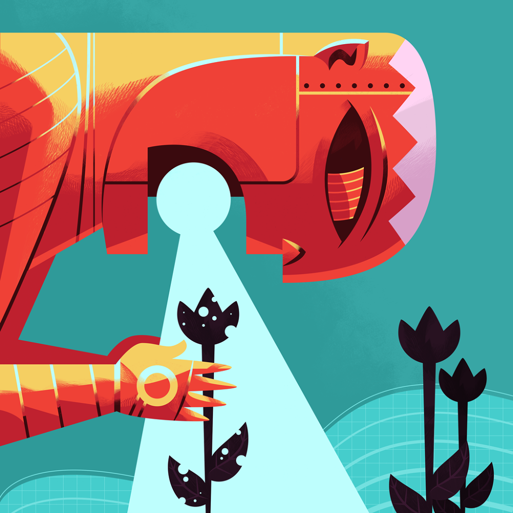 A Man-Made Problem - Mark brown illustration