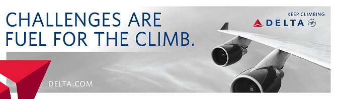 delta airlines – keep climbing - eric steele. creative director. writer.