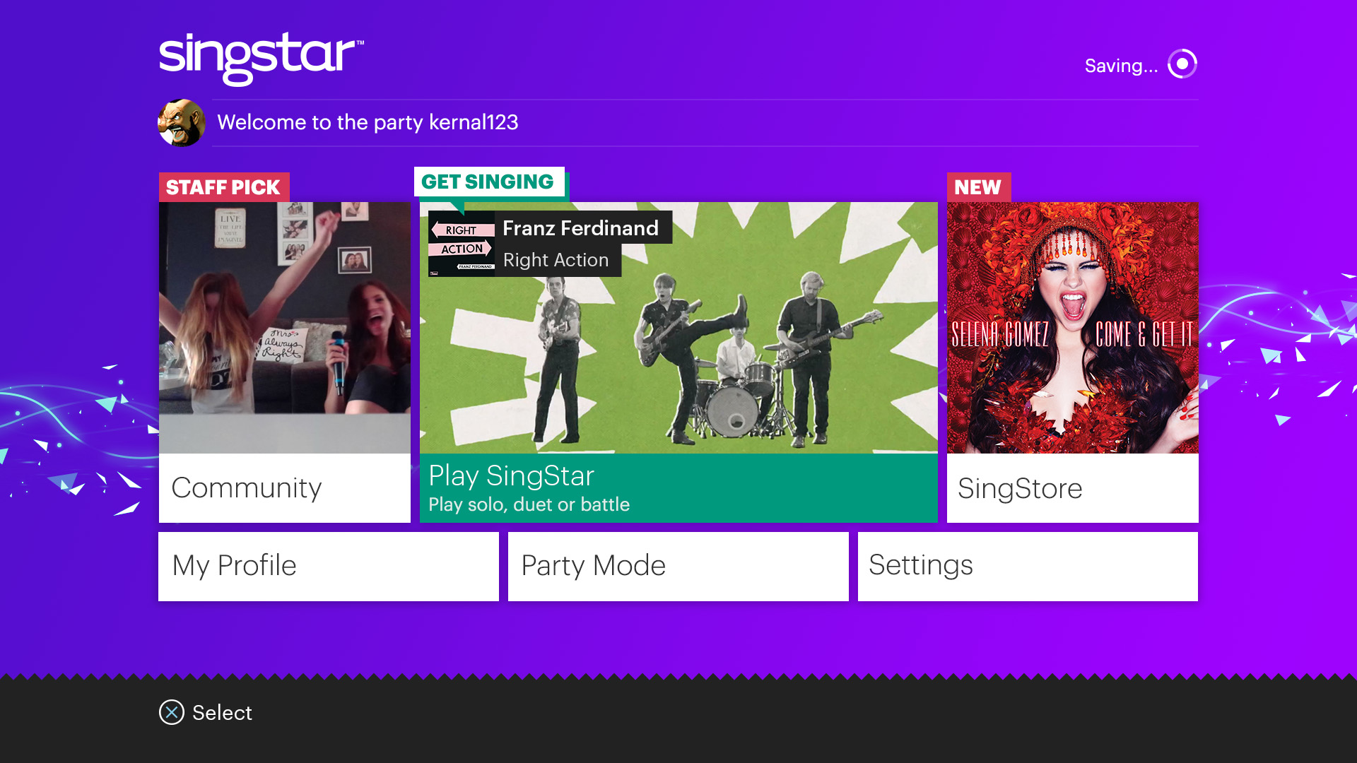 SINGSTAR - robert kerr