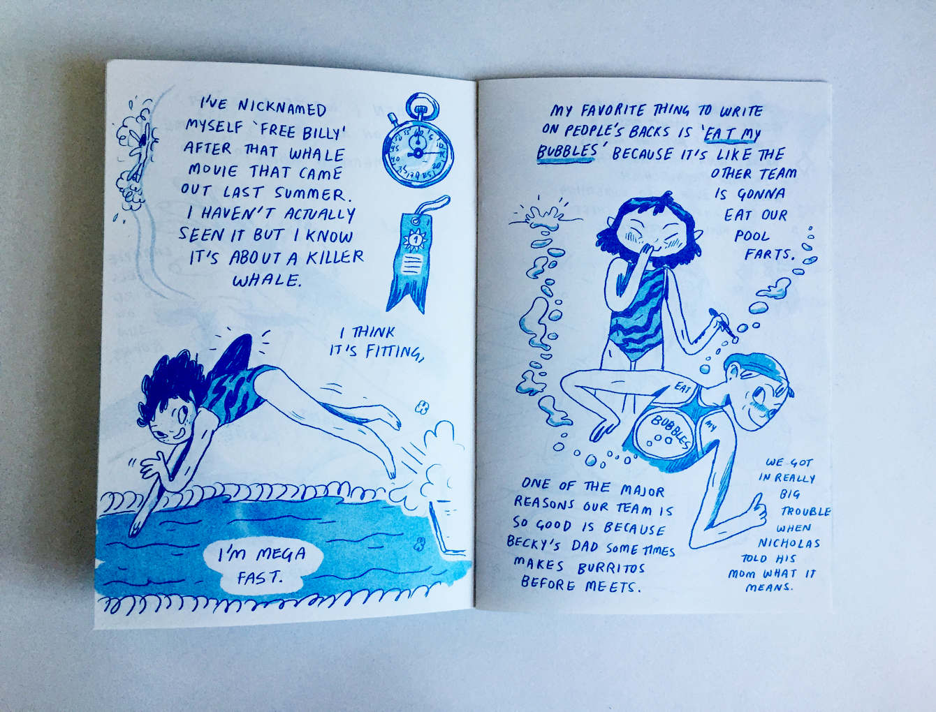 Swim Team Superstar / Comic - Natalie Andrewson