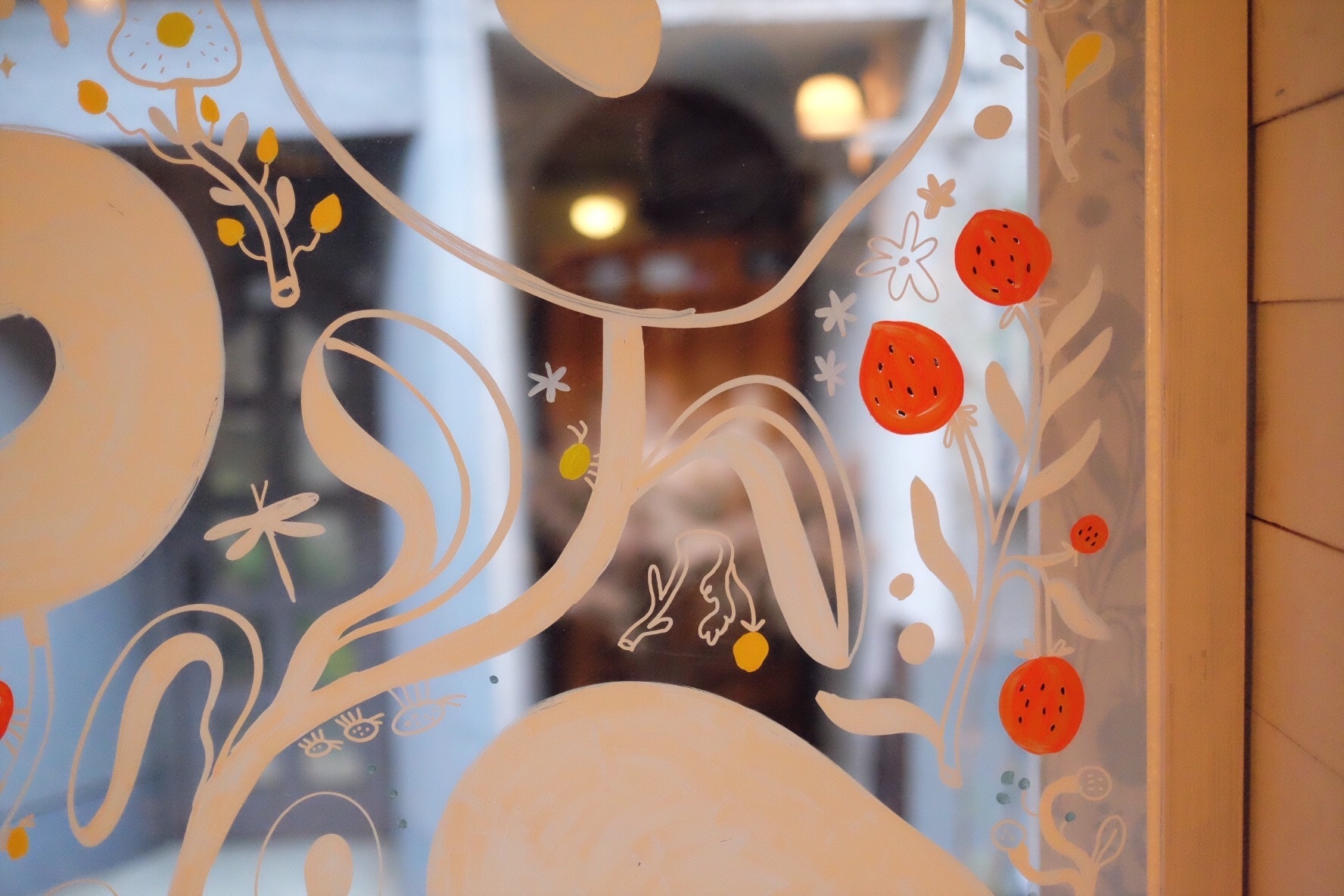 Terasaki Roji Cafe - Japan / Window Painting - Natalie Andrewson
