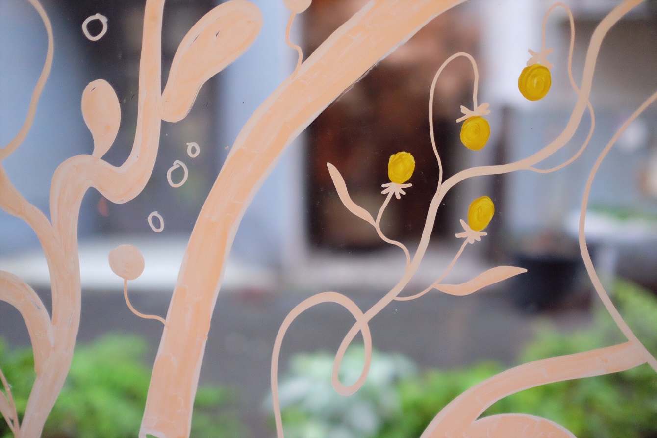 Terasaki Roji Cafe - Japan / Window Painting - Natalie Andrewson