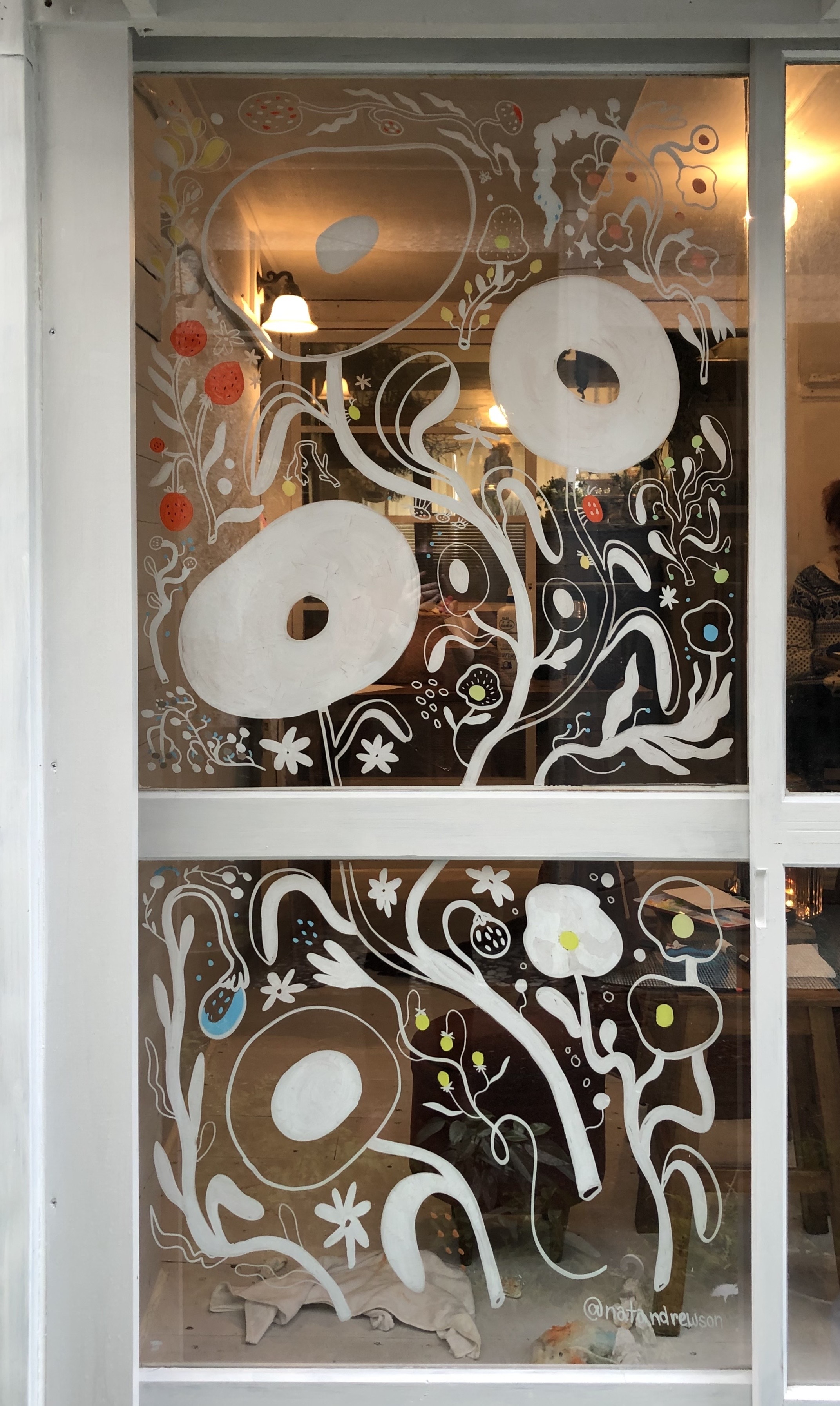 Terasaki Roji Cafe - Japan / Window Painting - Natalie Andrewson