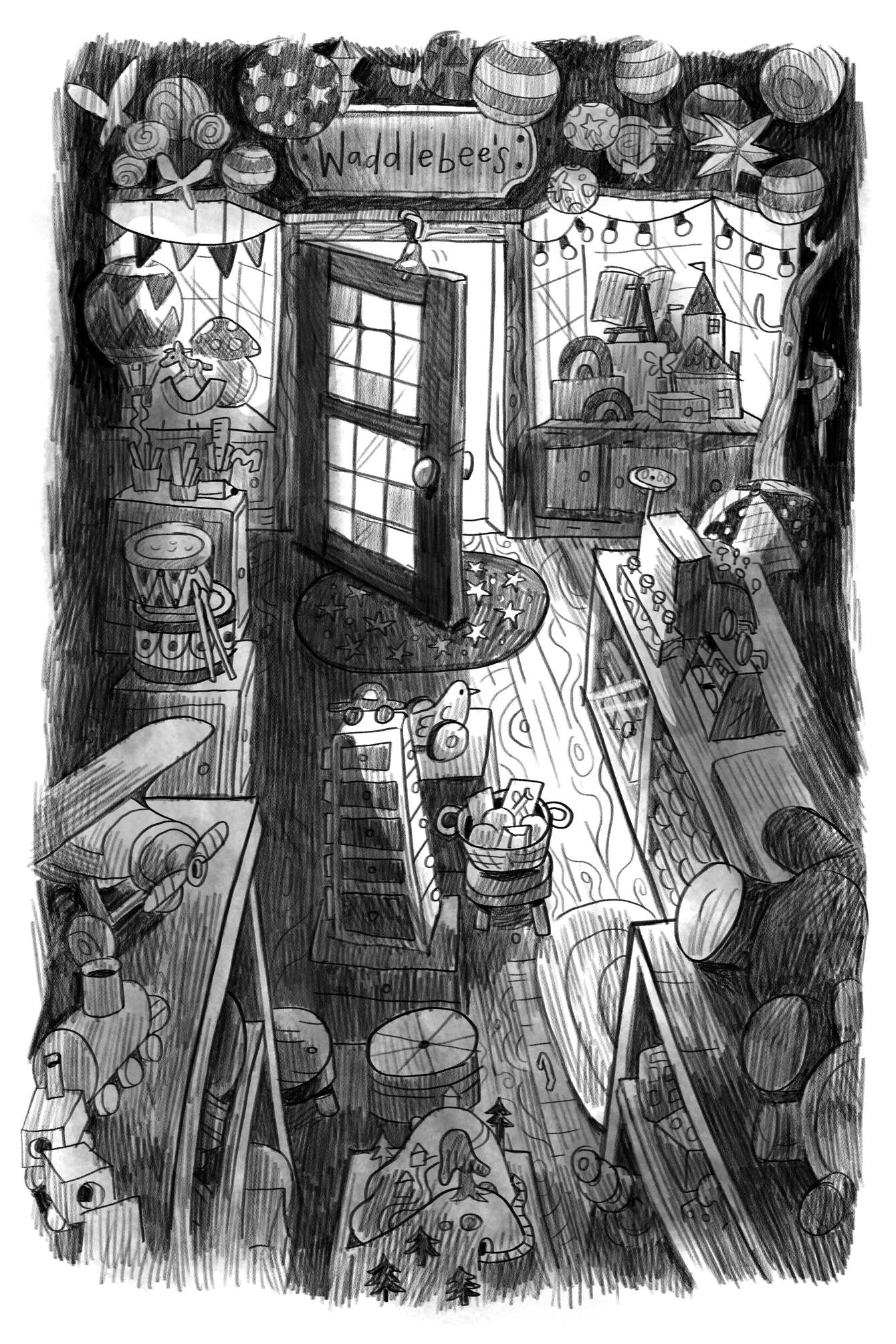 Interiors for The Kids of Cattywampus Street / Anne Schwartz Books ...