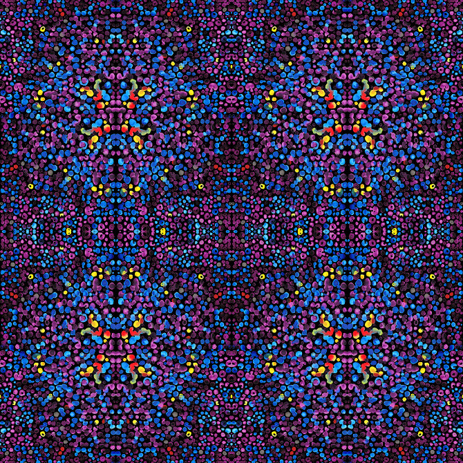 Colorful Ink Drops Textile Design - Melody Shi | Illustration and Design