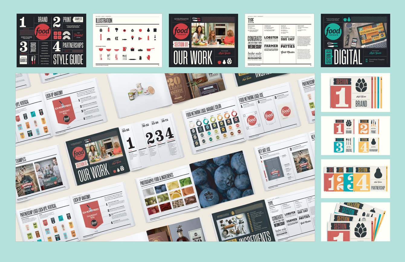 FOOD NETWORK STYLE GUIDE - Ryan Bernis Design