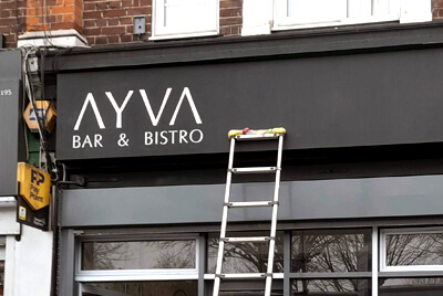 AYVA Bar & Bistro - Morley Signs