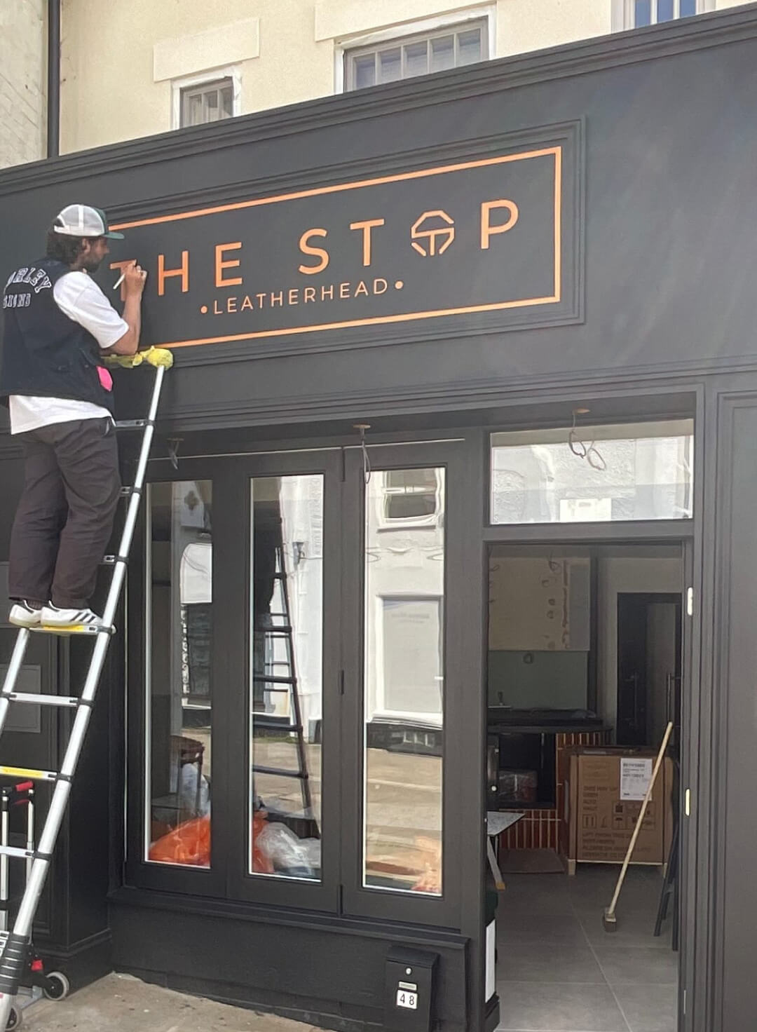 The Stop - Leatherhead - Morley Signs