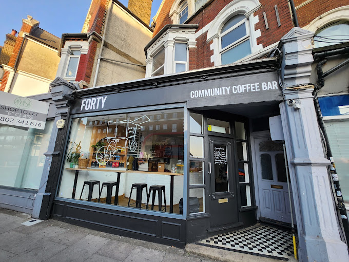Forty Coffee - Tooting - Morley Signs