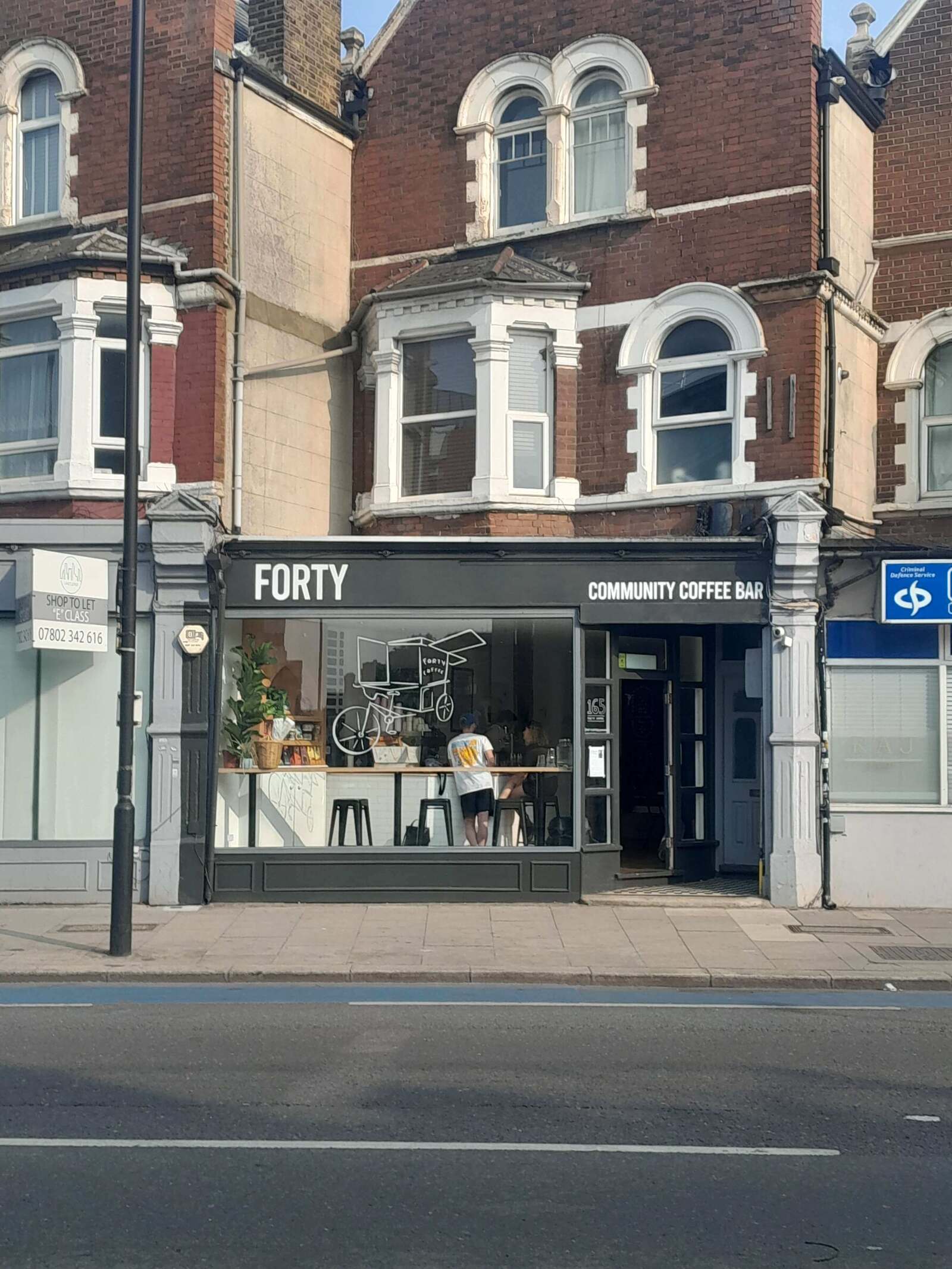 Forty Coffee - Tooting - Morley Signs