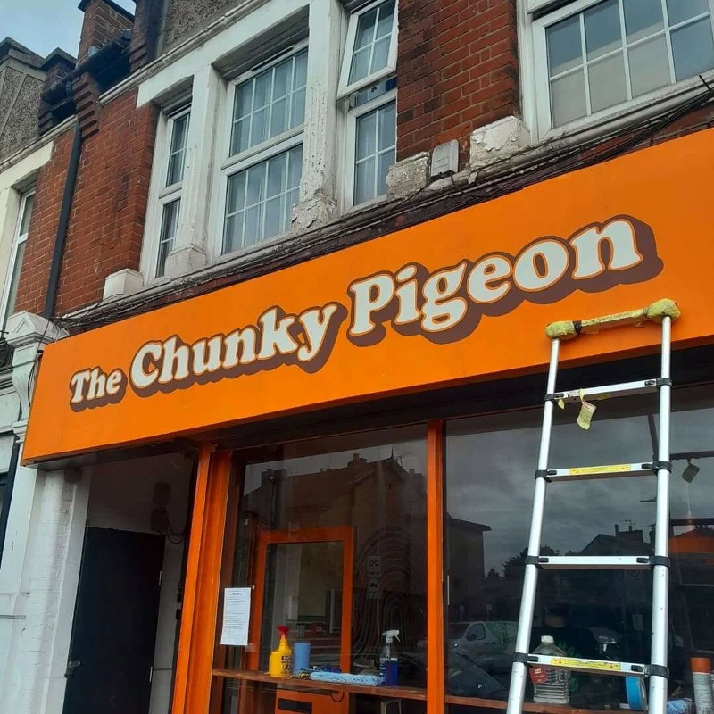 The Chunky Pigeon - Wimbledon - Morley Signs