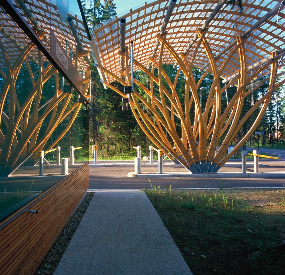 Parking lot structures - Oslo Airport - Jensen & Skodvin