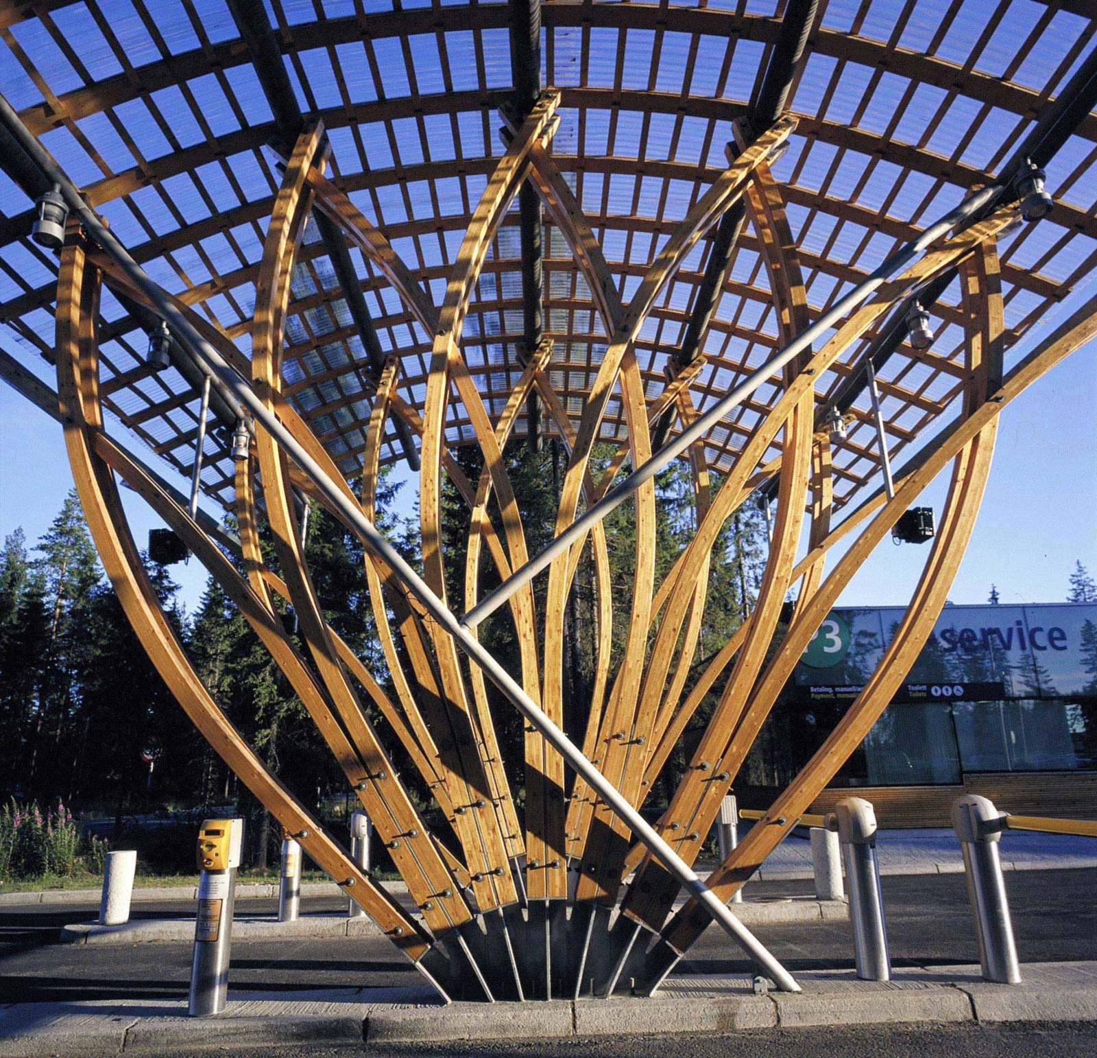 Parking lot structures - Oslo Airport - Jensen & Skodvin