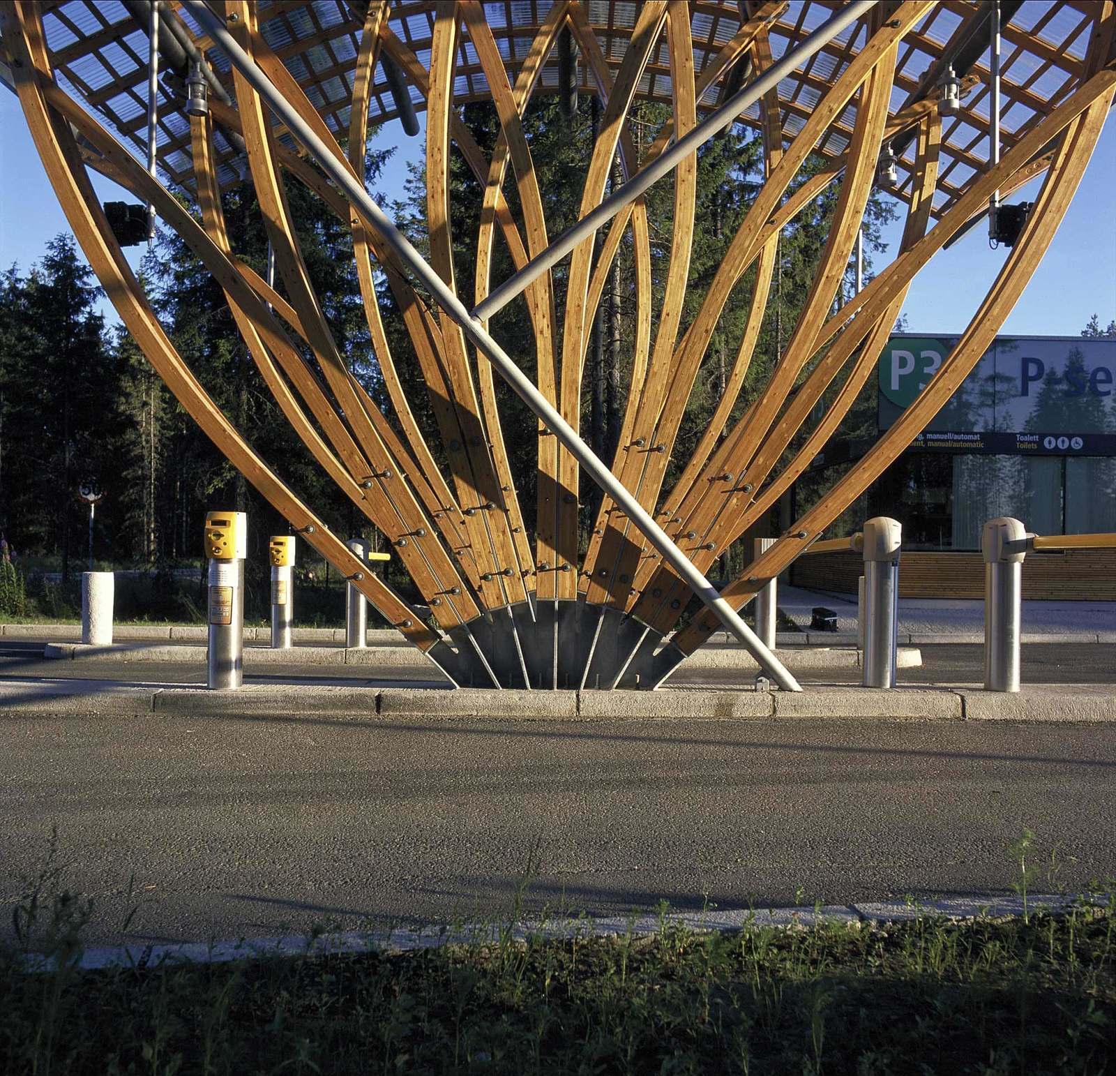 Parking lot structures - Oslo Airport - Jensen & Skodvin