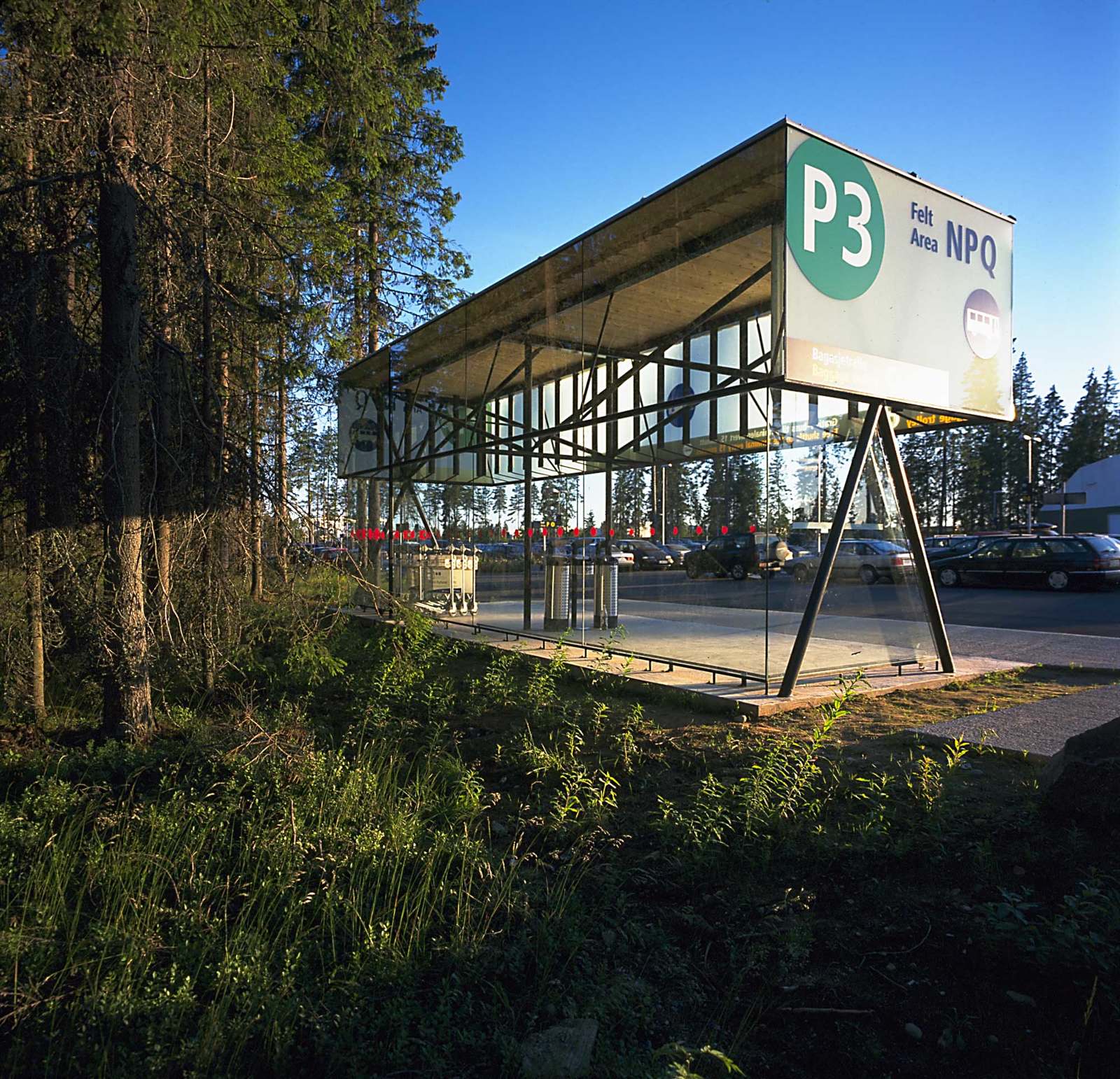 Parking lot structures - Oslo Airport - Jensen & Skodvin