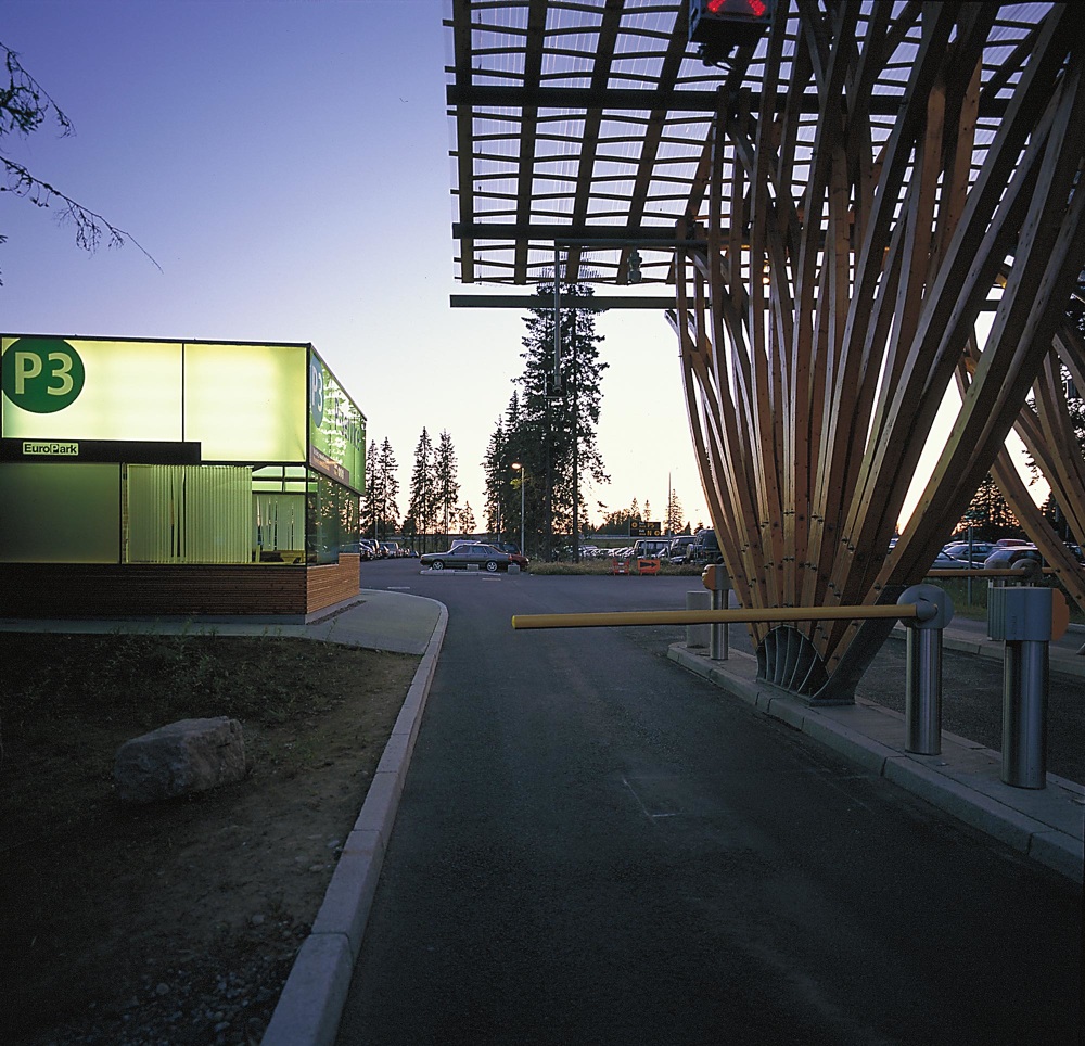 Parking lot structures - Oslo Airport - Jensen & Skodvin