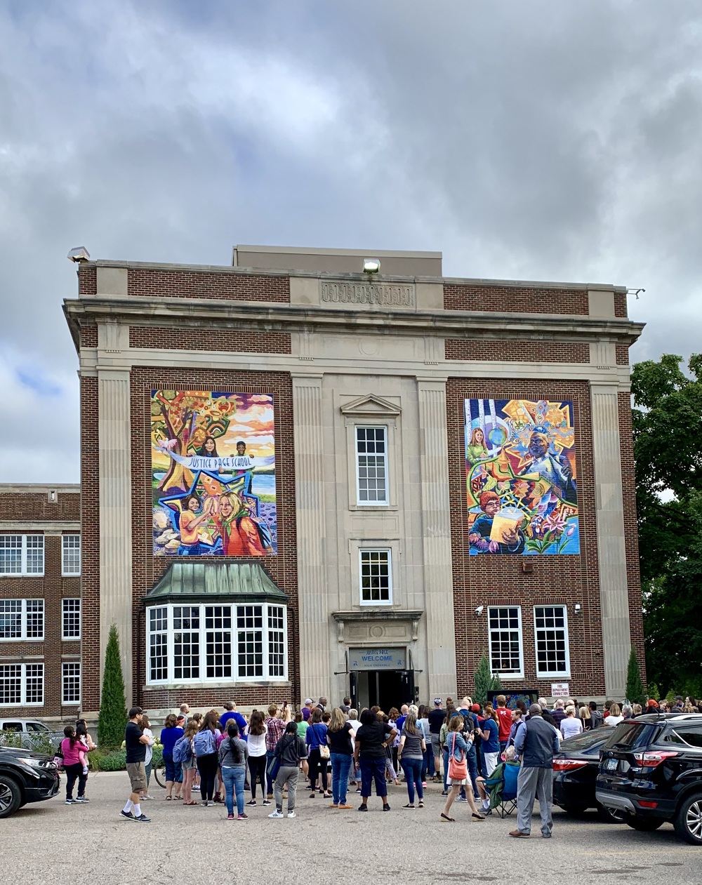 Justice Page School Murals - Elissa Cedarleaf Dahl