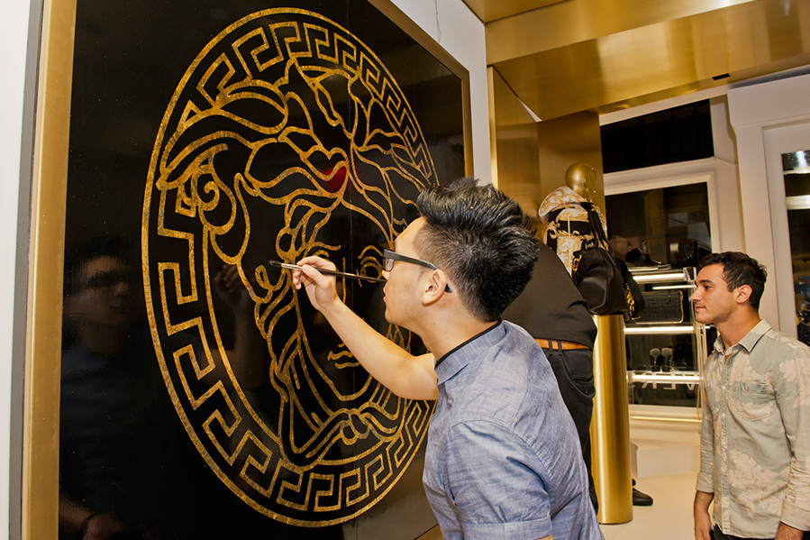 Versace SoHo Installation - Kenneth Liew // Design | Art Direction