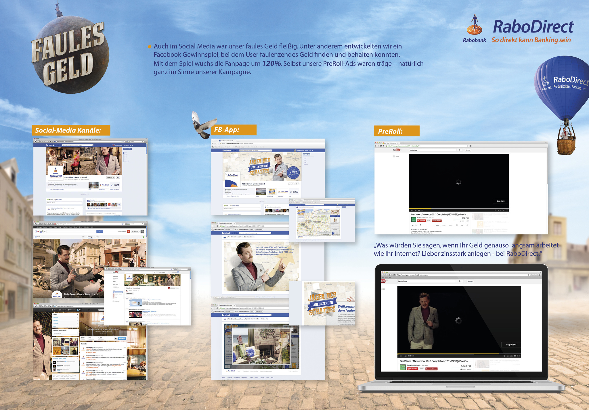 RaboDirect - Jan&Tim | Creative Direction | Text