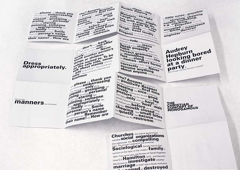 Folding poster - Amy Lee Design