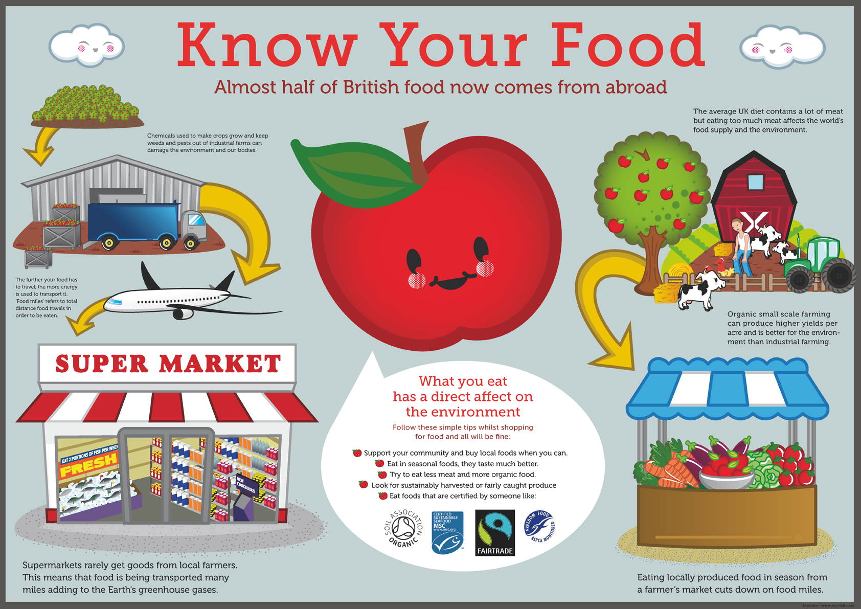 Ecology center posters for children - EcoLabs