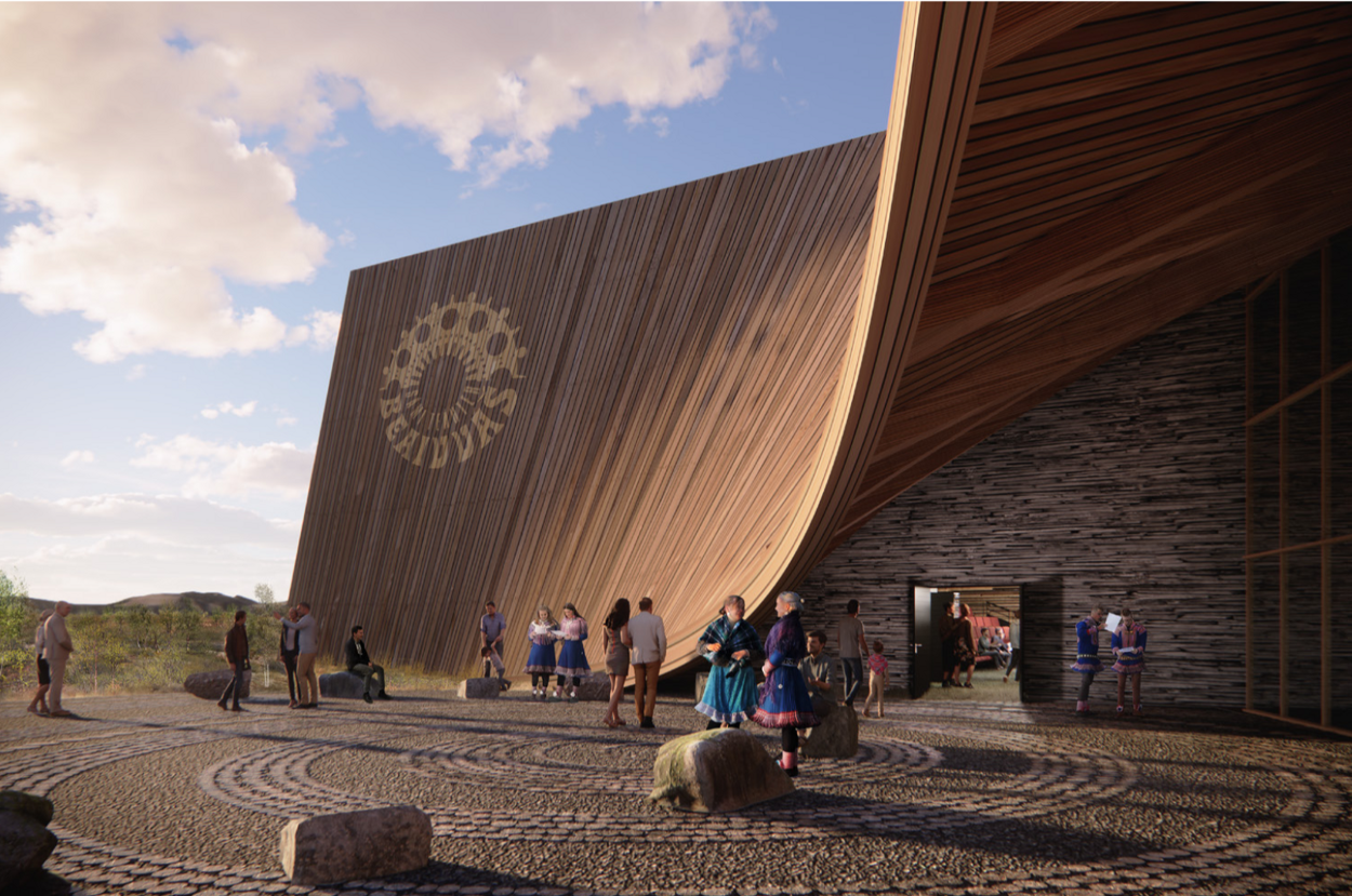 Čoarvemátta // new Sámi National Theatre & Sámi High School and Rei ...