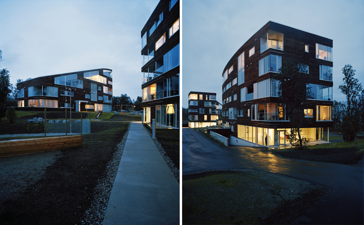 Brinken Terrace housing // optimizing given qualities - 70°N arkitektur