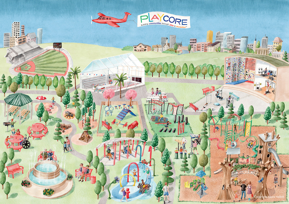 PlayCore - Laura Hallett Art and Illustration