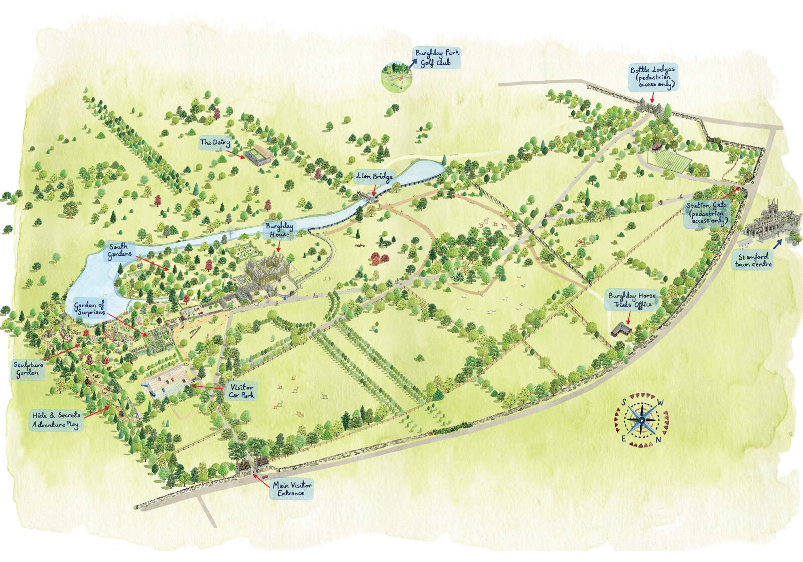 Burghley House Floor Plan