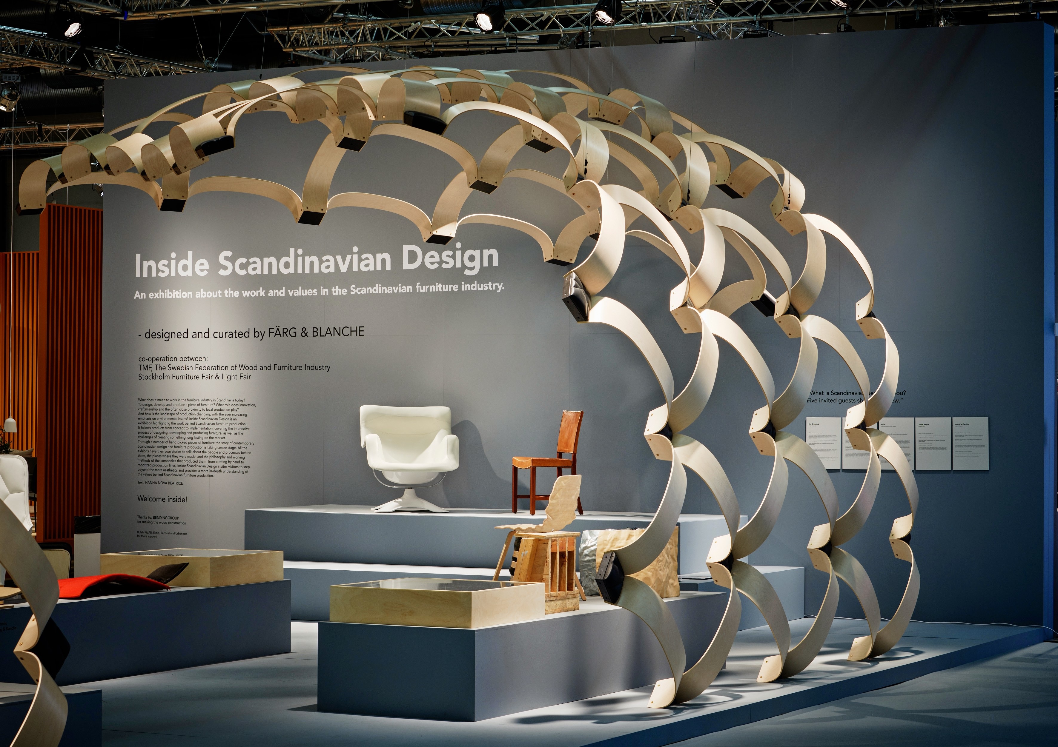 INSIDE SCANDINAVIAN DESIGN exhibition - FÄRG BLANCHE
