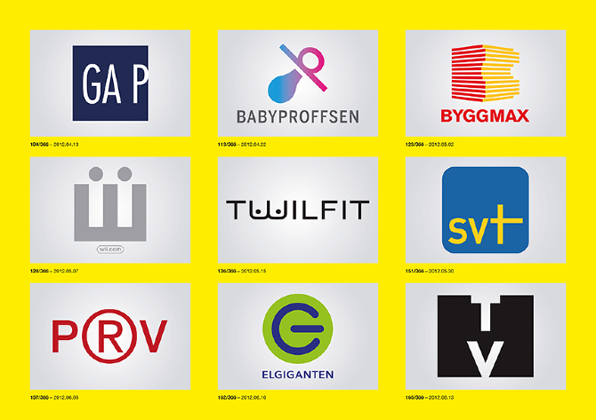 366 logos in 366 days - Fredrik Lundwall