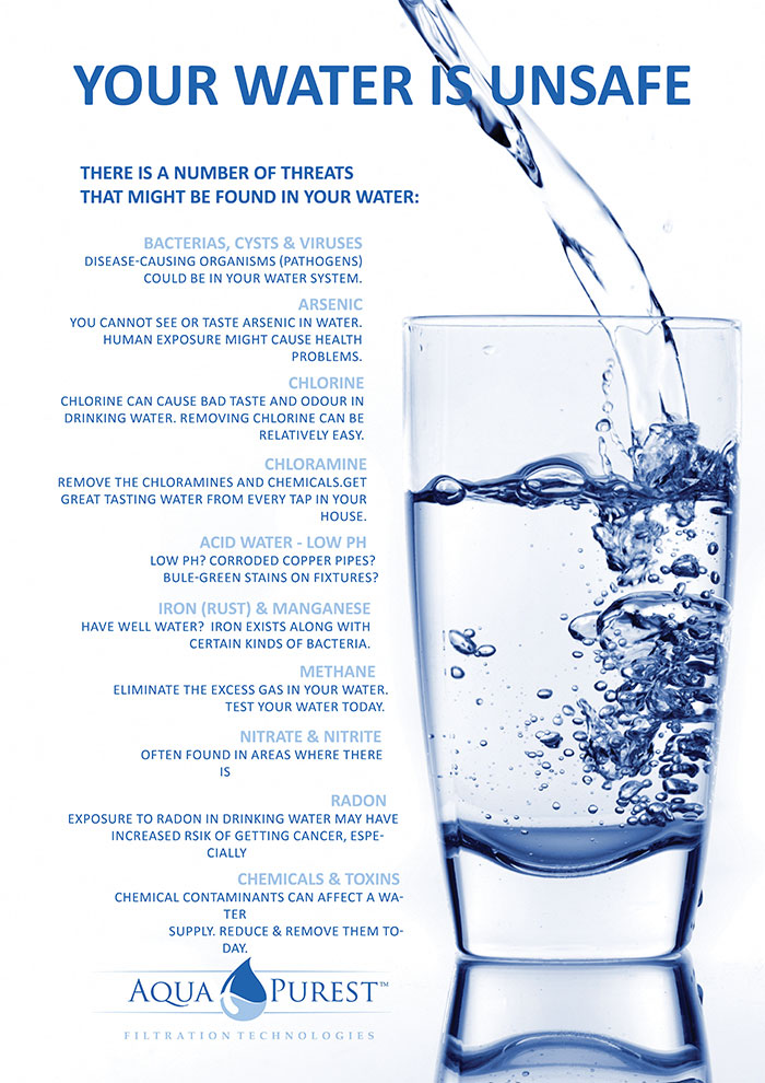 Aqua Purest - promotional material - desired designs